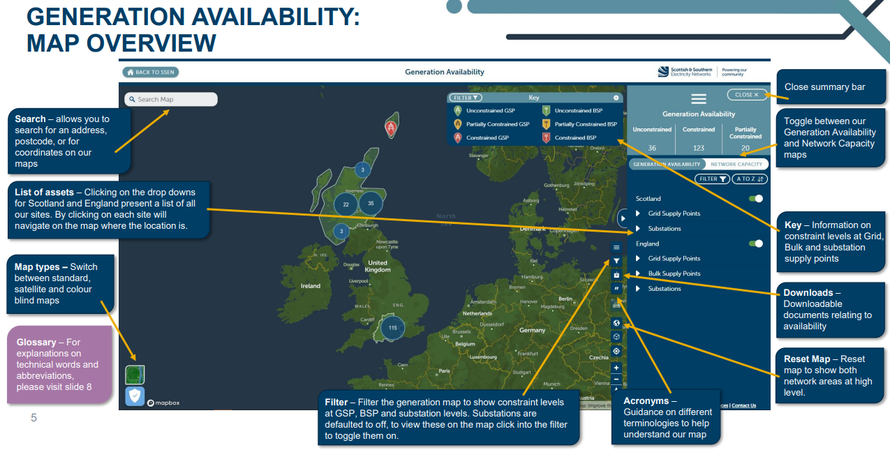 Scottish and Southern Electricity Networks (SSEN): Network maps